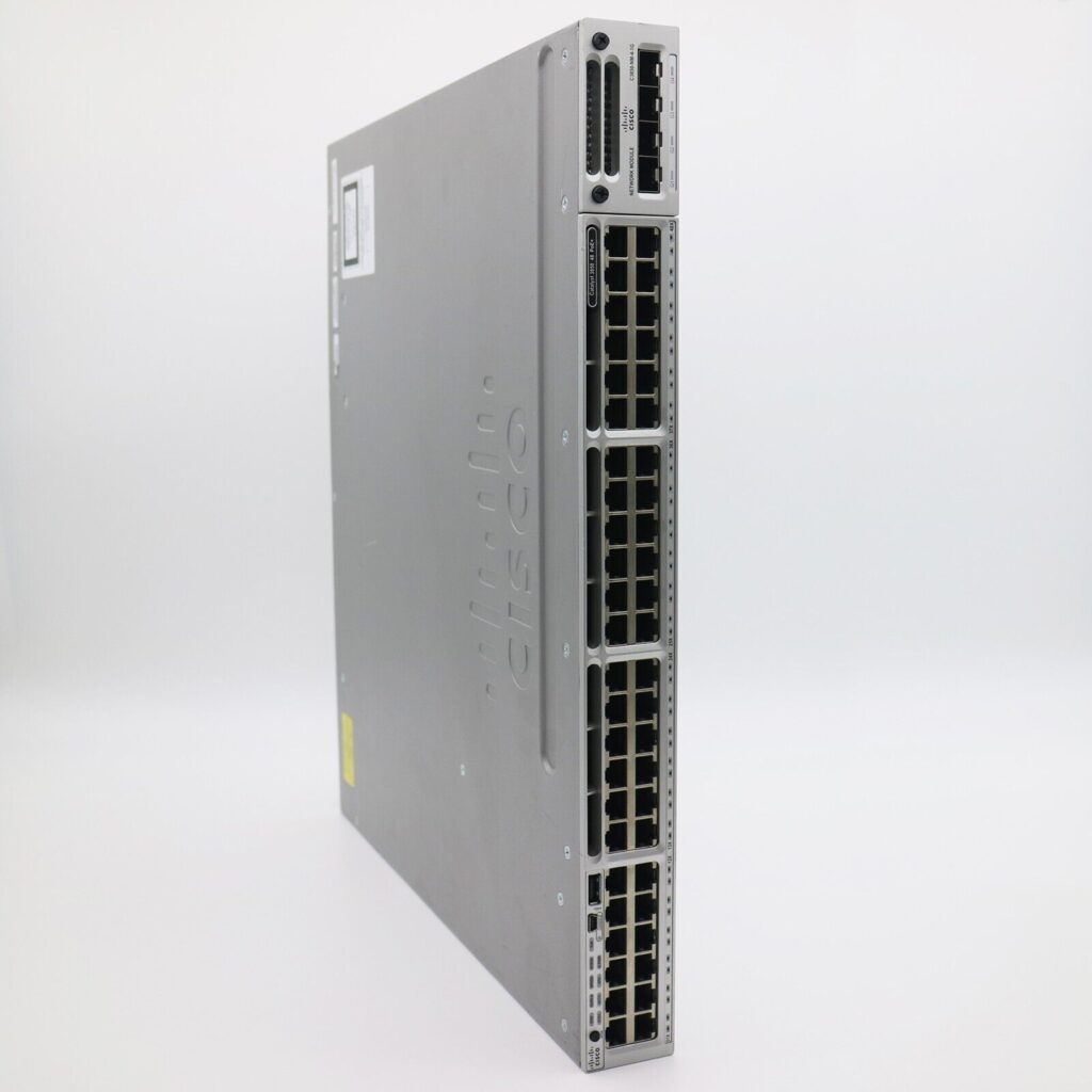 Cisco WS-C3850-48F-S PoE+ L3 Switch PSU-1100WAC with C3850-NM-4-1G ...